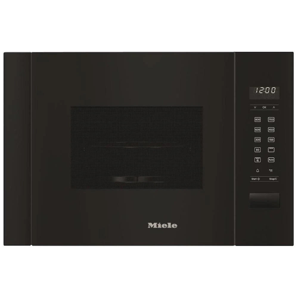Miele M7244TC 900W Built-In Microwave with 1500W Grill - Obsidian Blac